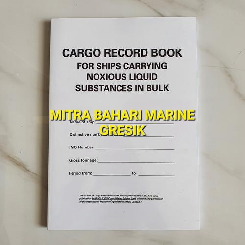 Jual Cargo Record Book (For Ships) - Kab. Gresik - MITRA BAHARI MARINE ...