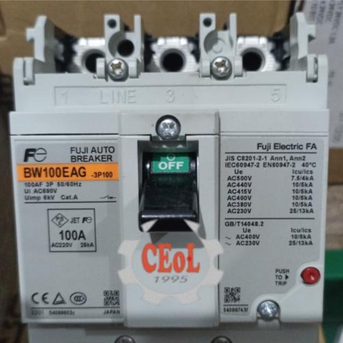 Jual MCCB BW100EAG 3P 100A Fuji Electric - Jakarta Pusat - CEoL | Tokopedia