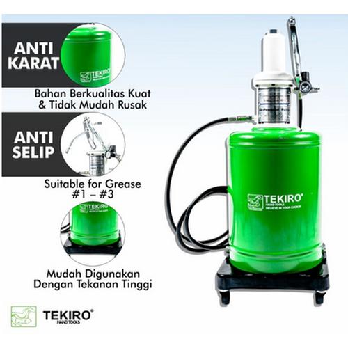 Jual Pompa Gemuk Angin Merk Tekiro Air Lubricator For Grease Ukuran 20L ...