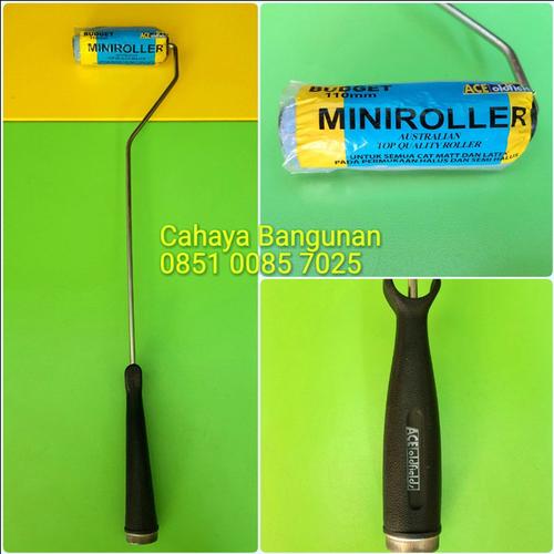 Jual Rol Roll Cat ACE Oldfield Budget Biru 110mm Kecil Mini MiniRoller ...