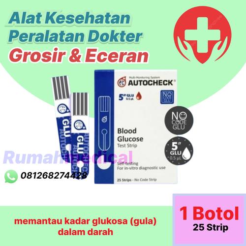 Jual STRIP GULA AUTOCHECK GLUCOSE ISI 25 STRIP (BOX) - Jakarta Timur ...