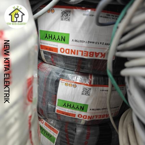 Jual Kabel NYYHY 2x1.5 , Merek KABEL LINDO, @100mtr / Rollan / Kabel ...