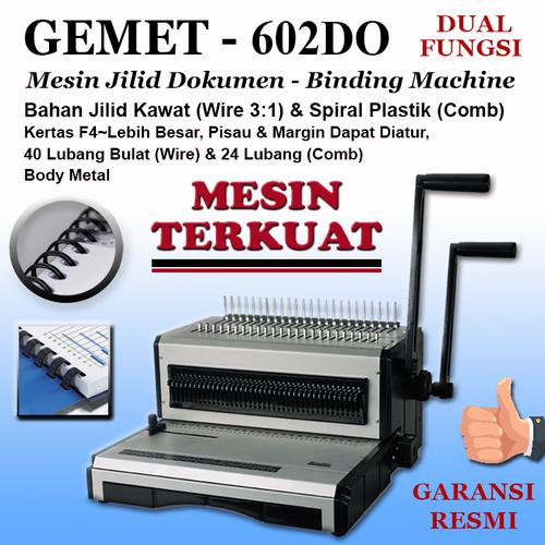 Jual Mesin Jilid Spiral Plastik & Kawat (Wire 3:1), Kertas F4 (Bisa A3 ...