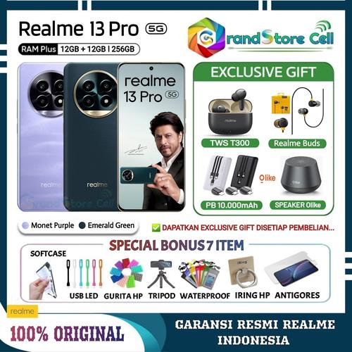 Jual REALME 13 PRO 5G RAM 12/256 GB | REALME13 PRO 5G GARANSI RESMI ...