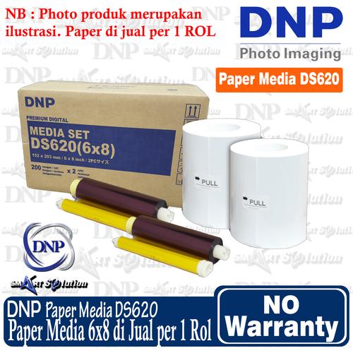 Jual DNP Media DS620 6x8 ( Paper + Ribbon) DIUAL PER 1 Roll - Standar ...