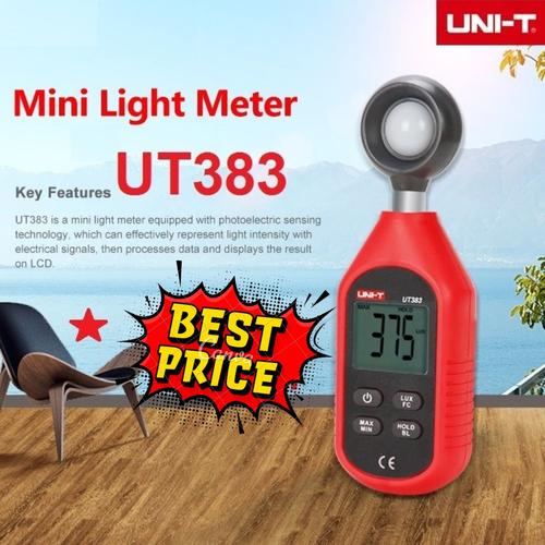Jual UNI-T UT383 Luxmeter Lux Meter Light Meter Alat Ukur Intensitas ...