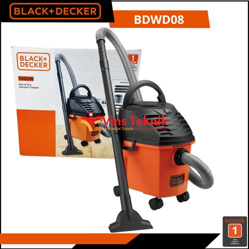 Promo BLACK+DECKER BDWD08 Mesin Vacum Vacuum Cleaner 8L Penyedot Debu ...
