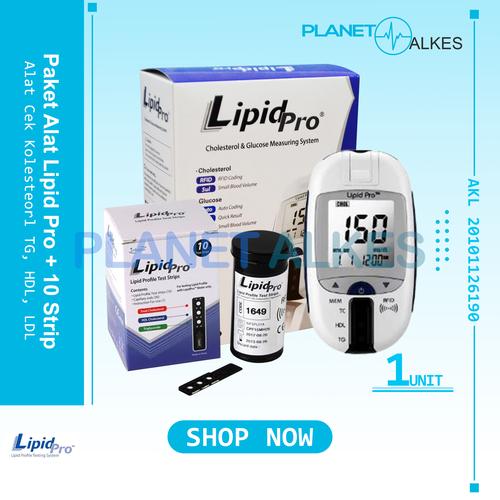 Jual LIPID PRO Alat Cek Kolesterol Total HDL LDL Trigliserida Lipidpro ...