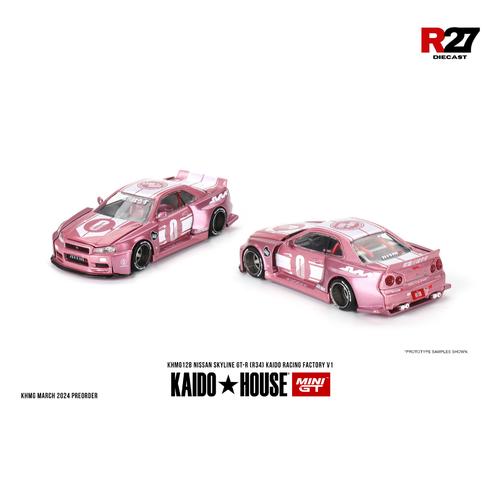 Jual KHMG128 - Kaido House GT Nissan Skyline GT-R (R34) Pink Kaido ...