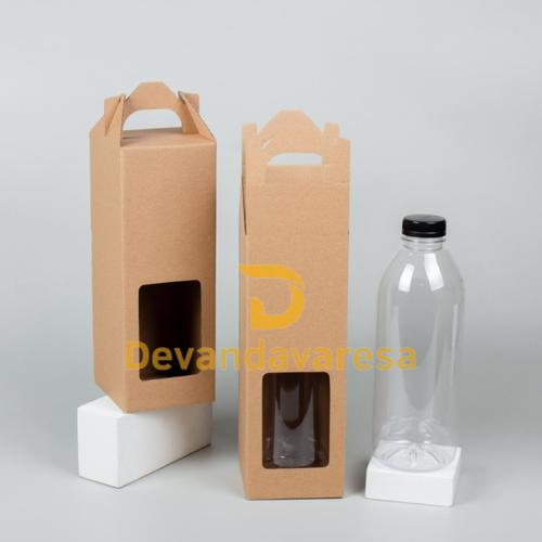 Jual Kardus Jinjing Dus Botol 1 liter Kotak Packaging Kemasan Box Botol ...