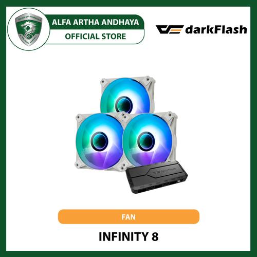 Jual darkFlash INFINITY 8 A-RGB Fan [3 Fan] - Hitam - Jakarta Pusat ...