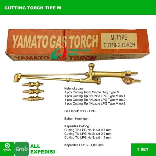 Jual YAMATO cutting torch type medium type m single duty/blender potong tipe m yamato 1 fungsi ...