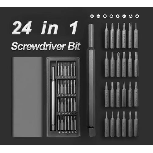 Jual Obeng set 24in1 obeng servis hp obeng jam obeng magnet multifungsi ...