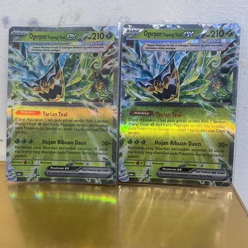 Jual Pokemon TCG Ogerpon Topeng Teal EX RR - Kab. Balangan - LMNTRIX ...