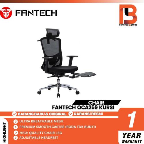 Jual Fantech OCA259 Kursi Kantor Kerja Jaring Premium Office Chair ...