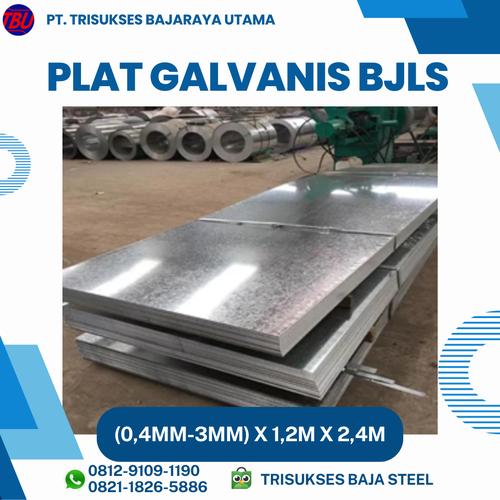 Jual Plat Galvanis BJLS (0,4mm-3mm) x 1,2m x 2,4m - 0,6mm x 4' x 8 ...