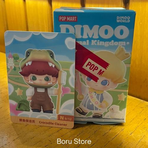 Jual pop Mart DIMOO Animal Kingdom Series Figure - Crocodile Cleaner ...