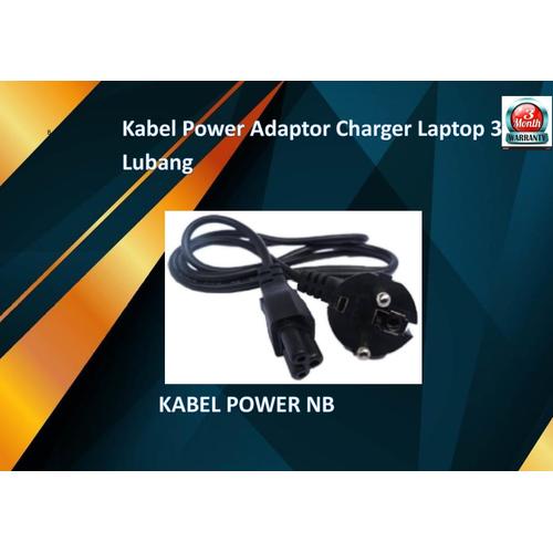 Jual Kabel Power Adaptor Charger Laptop 3 Lubang - Jakarta Pusat ...