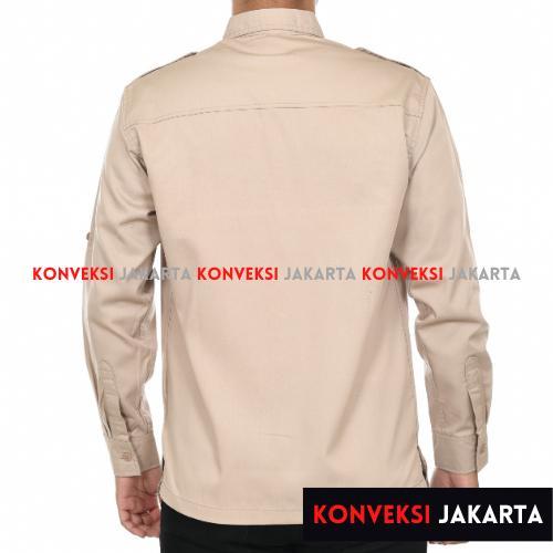 Jual Baju Kemeja Pdl Lengan Panjang Pria - Seragam Pakaian Kerja Dinas Lapangan Outdoor Gunung ...
