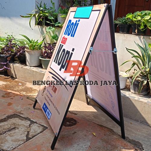 Jual standing banner / standing banner besi / stand banner / frame ...
