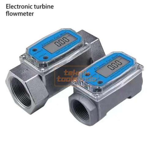 Jual Water Flow Meter 3 Inch Turbine Digital 3" Inci Liquid Solar NPT ...