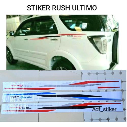 Jual Stiker Body Rush Terios Trd Ultimo / Stiker Trd Rush Terios ...