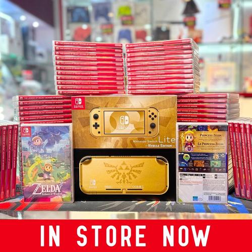 Jual Nintendo Switch Lite Hyrule Zelda Gold Edition The Legend of Zelda ...