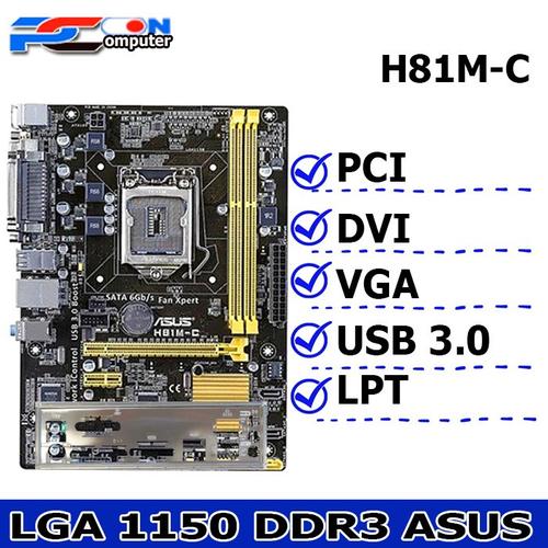 Promo Mobo / Motherboard Intel LGA 1150 H81 ON BOARD ASUS - H81M-S2PV ...