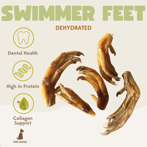 Jual Duck SWIMMER FEET Chew/Jerky Treat Snack Cemilan Sehat Natural ...