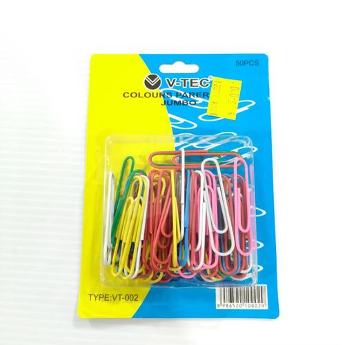 Jual Paper Clip Besar Warna Warni VT-002 / Paper Clip / Penjepit Kertas ...