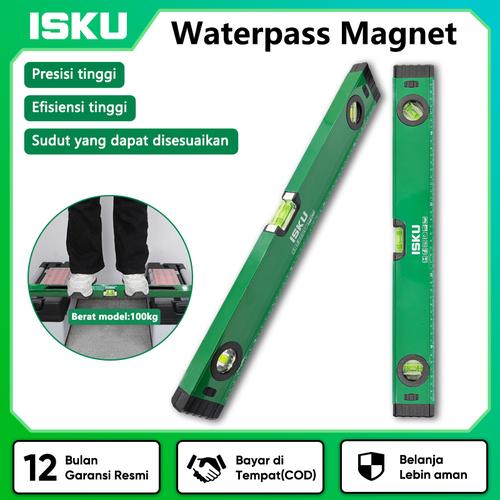 Promo ISKU Spirit Level Waterpass Magnet Bahan paduan aluminium Ukuran ...