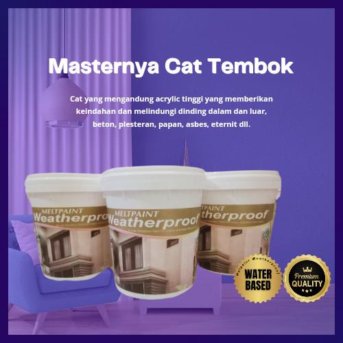 Jual Cat Tembok Melpaint Weatherproof 20kg Exterior & Interior (premium ...