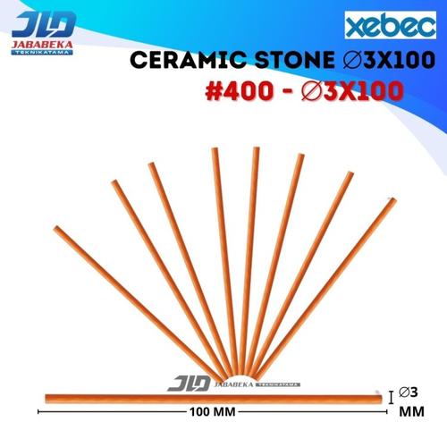 Jual Xebec #400 3x100 mm Ceramic Fiber Stone Round Bulat Xebec Batu Polesh Diameter 3 x 100 Grit ...