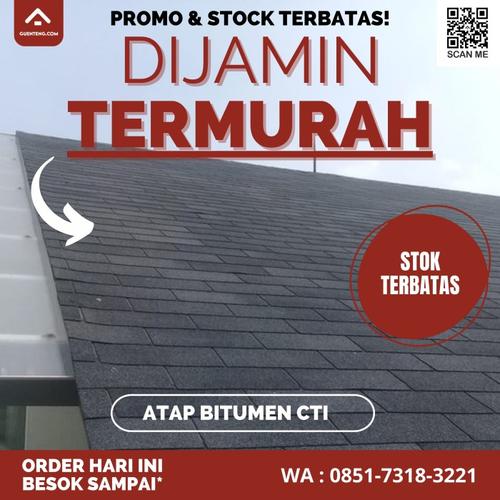 Jual Genteng Atap Bitumen Aspal Merk CTI Harga PROMO TERBATAS - Kota ...
