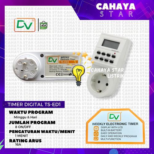 Jual Timer Stop Kontak 24Jam DIGITAL atau ANALOG (PILIH VARIAN ...