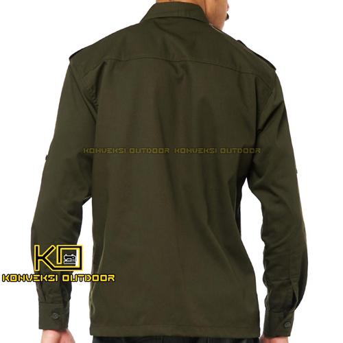 Jual Baju Kemeja Pdh Pdl Pria Wanita Lapangan Lengan Panjang - Seragam ...