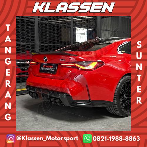 Jual PSM Rear Spoiler Dry Carbon G80 G82 M3 M4 M3C M4C Ducktail - G80 ...