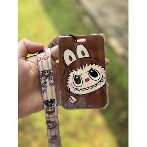 Jual LABUBU Name Tag PVC Tebal Card Holder Tempat Kartu Karakter ID ...