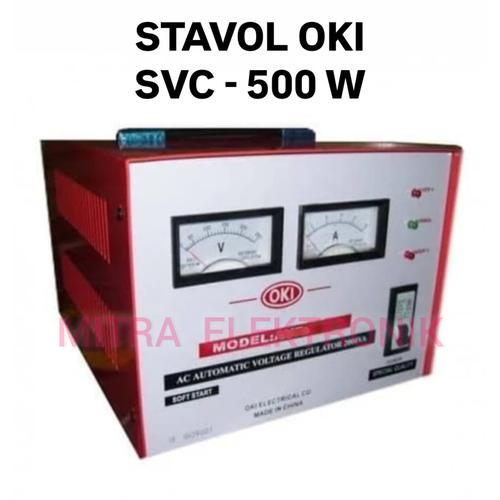 Jual Stabilizer Listrik Stavol OKI 500 Watt - OKI Stavol AVR/SVC 500W - Jakarta Barat - Mitra ...