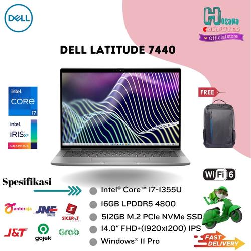 Promo LAPTOP DELL LATITUDE 7440 - I7 1355U 16GB 512GB SSD IPS 14" WIN11 ...