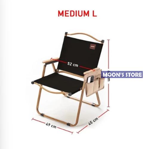 Jual BARU! Kursi Mancing Lipat Portable Plus Saku Samping Multifungsi ...