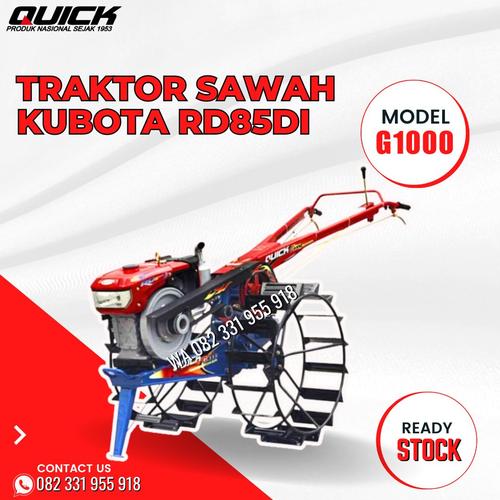 Jual Traktor Quick G1000 Komplit Diesel Kubota RD DI 85 1S Tinggal ...