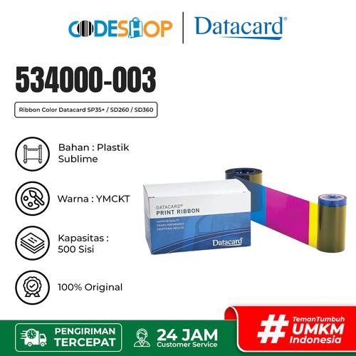 Promo Tinta Ribbon Printer ID Card Warna YMCKT PN: 534000-003 Cicil 0% ...