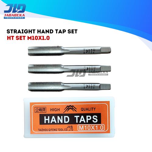 Jual Hand Tap M10 x 1.0 Tap Manual Tangan Lurus M10x1.0 1 SET 3 PCS ...