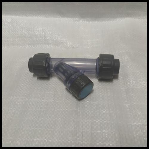 Jual Ledeng Y Strainer Pvc 2" Inch Transparant Dn50 Jis 10K Socket ...