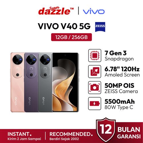 Promo HP Vivo V40 5G 12/256 GB ZEISS Camera Profesional Potrait ...
