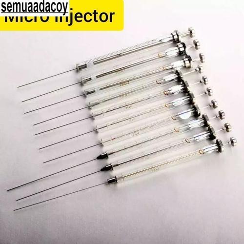 Jual 100% Original microliter syringe injector glass lab 100ul For gas ...