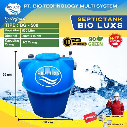 Jual septic tank Biotech,Biofil,BioLuxs type BG 500 liter - Kota ...