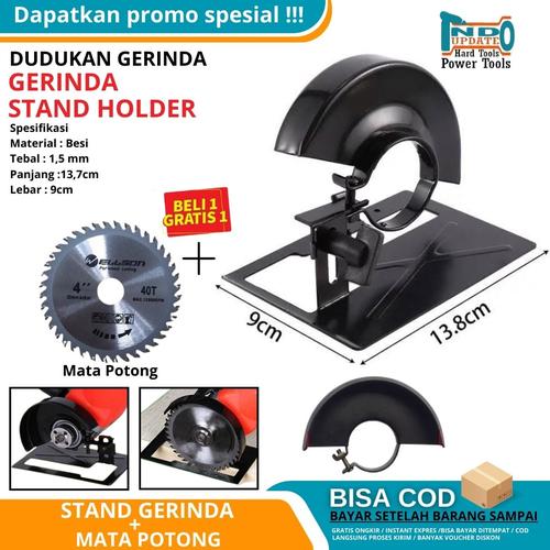 Jual stand holder gerinda+cover -dudukan gerinda tangan jadi circular ...
