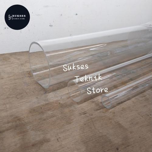 Jual Pipa Akrilik Ukuran 3" inch × 50cm / Acrylic Pipe Clear / Pipa ...
